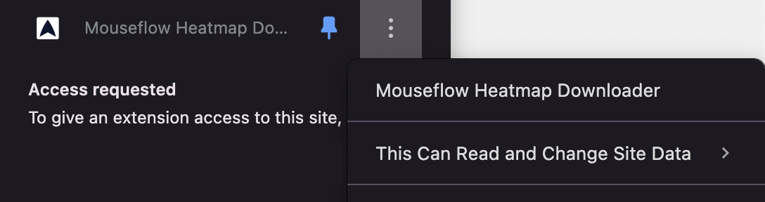 Donwload Mouseflow Heatmap Chrome Extension