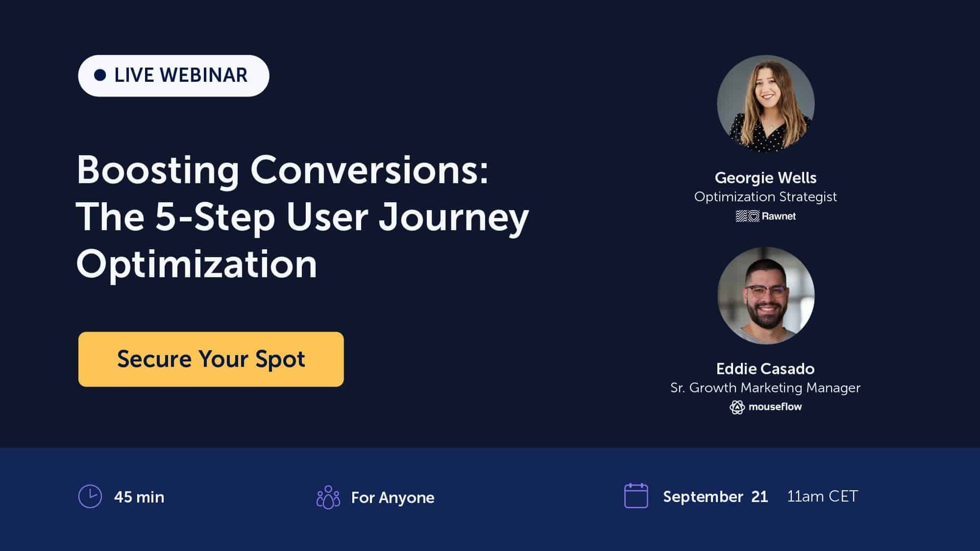 Boosting Conversions: The 5-Step User Journey Optimisation - Mouseflow