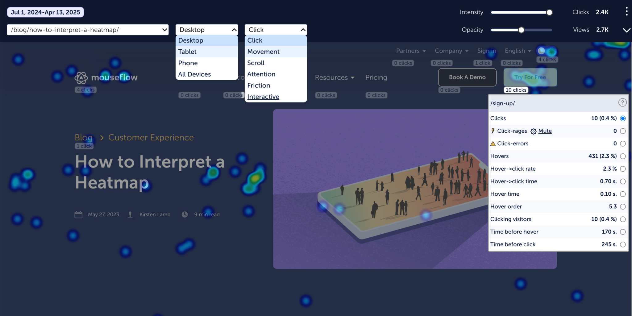 Mouseflow vs Hotjar: Comprehensive Comparison | Mouseflow