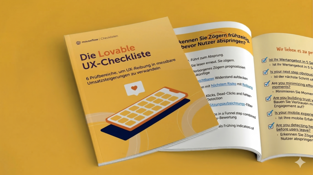 Mouseflow - Die Lovable UX-Checkliste